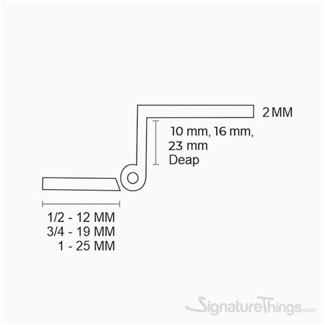 Signaturethings Brass Z Type Door Hinges