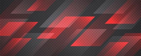 Premium Vector 3d Red Black Techno Abstract Background Overlap Layer