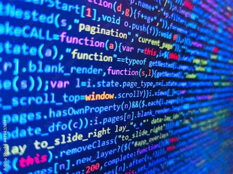 Binary Code Digital Technology Background Writing Programming