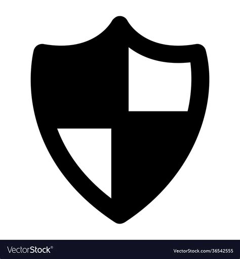 Safety Shield Royalty Free Vector Image Vectorstock
