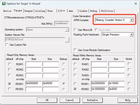 使用mdk5 37编译arm，编译失败 please review the installed arm compiler versi