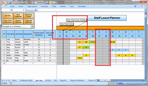 Employee Holiday Schedule Template Shooters Journal