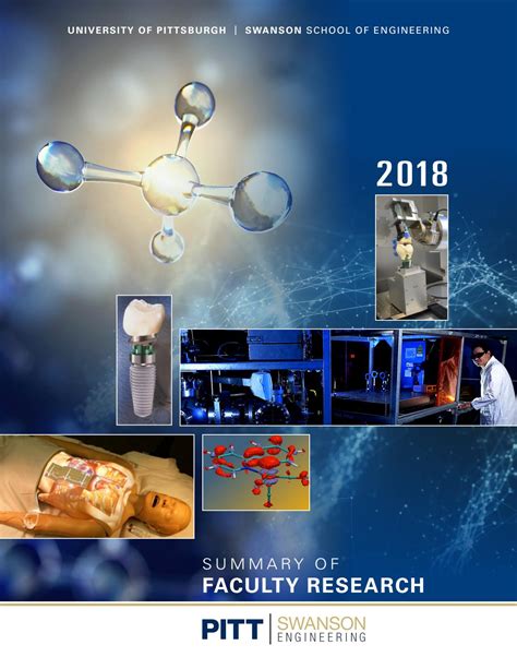 2018 Swanson School Of Engineering Summary Of Faculty Research By Pitt