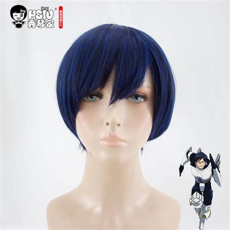 Hsiu New High Quality Tenya Iida Cosplay Wig My Hero Academy Costume