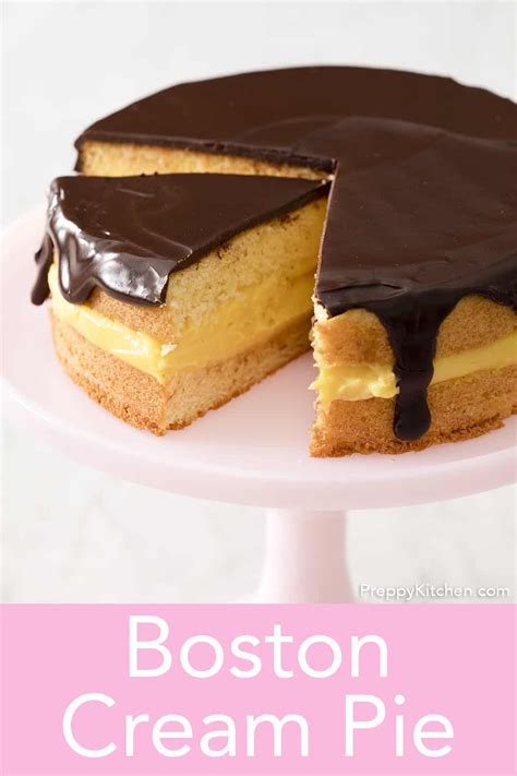 Boston Cream Pie Preppy Kitchen Artofit