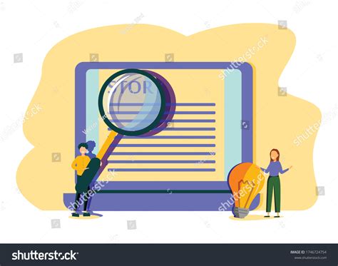 Story Vector Illustration Flat Tiny Literature Stock Vector Royalty