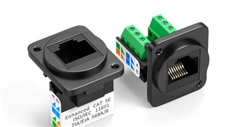 Buy RJ45 Network Cable Connector Cat 6 Panel Installation Module Online In India At HUBTRONICS In