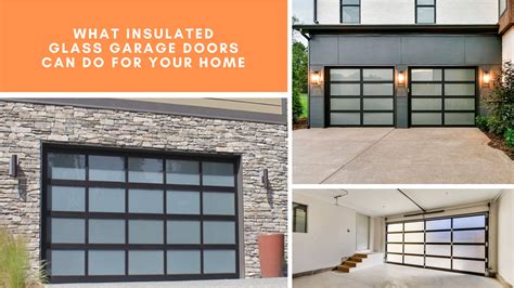 Insulated Glass Garage Doors Carteck Gsa Vision 16 Colour Options