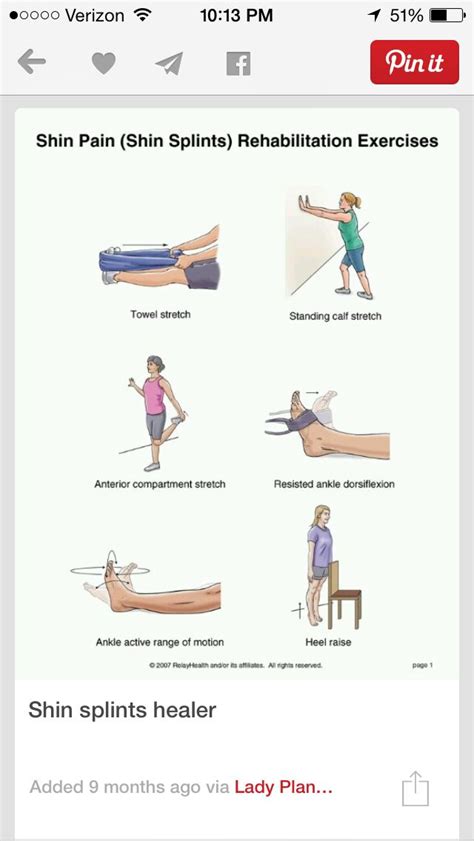 Shin Splint Work Outs Shin Splint Exercises Shin Splints Exercise