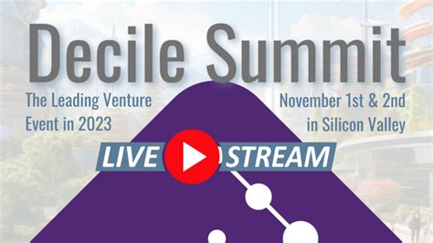 Decile Summit 2023 Livestream