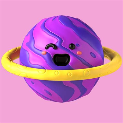 Premium Psd Cute Planet 3d Icon Illustration