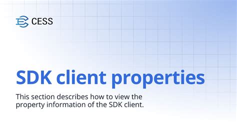 SDK Client Properties DeOSS Doc