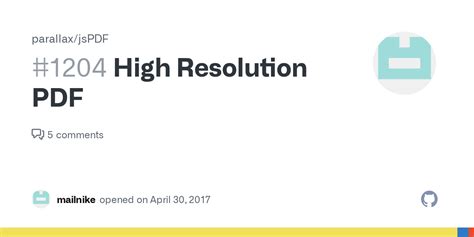 High Resolution Pdf Issue Parallax Jspdf Github