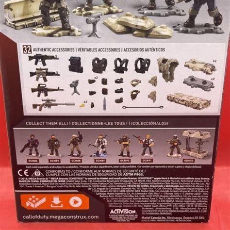 Mega Construx Cod Call Of Duty Desert Snipers Vs Mercenaries Gcp06 Set