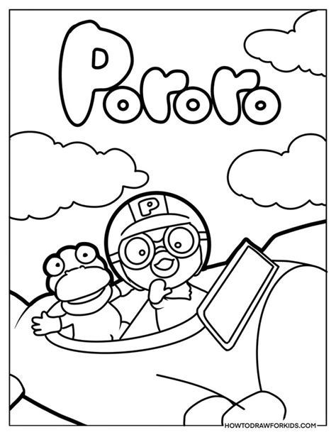 Pororo Coloring Pages Free Printables
