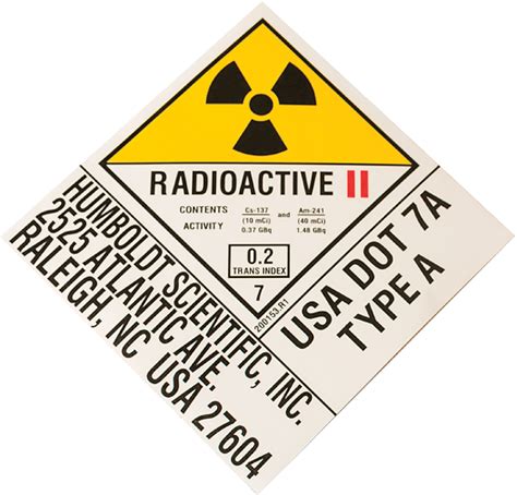 Radioactive Yellow Ii Label At Alexander Hickson Blog