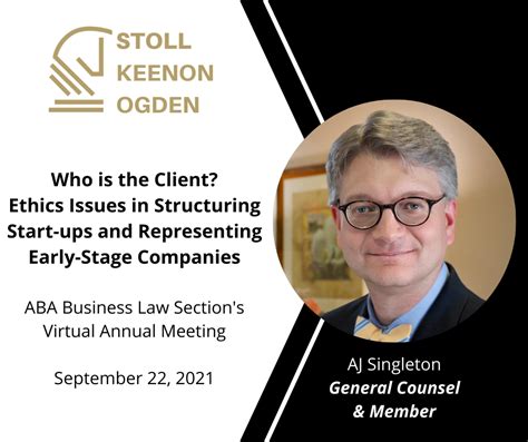 Aj Singleton Selected To Present In A Showcase Program Panel At This Years Aba Business Law