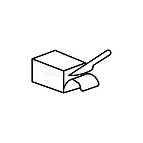 Butter Icon Stock Vector Illustration Of Flat Graphic 338259152