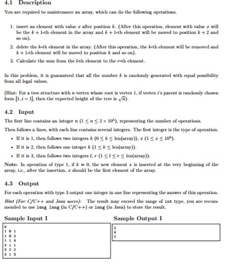 4 1 description you are required to maintenance an