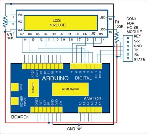 Lcd Display Circuit Diagram