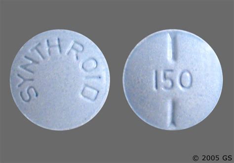Synthroid Pill Identification Size Shape And Color Buzzrx