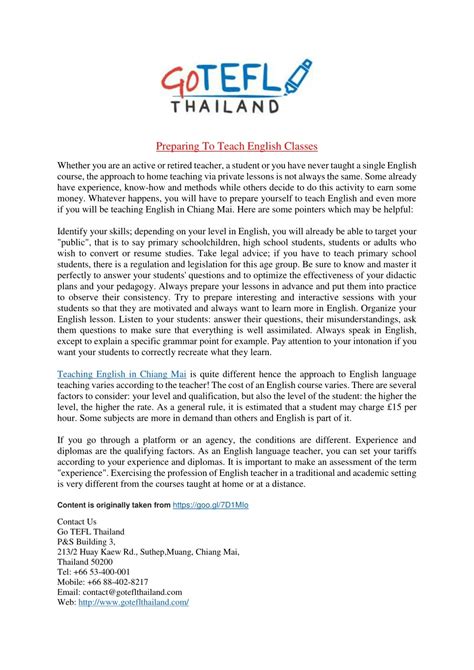 Ppt Preparing To Teach English Classes Powerpoint Presentation Free