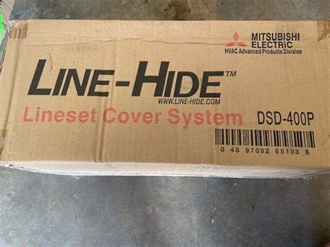 Mitsubishi Line Hide Lineset Cover System Dsd 400p One Pair Ivory
