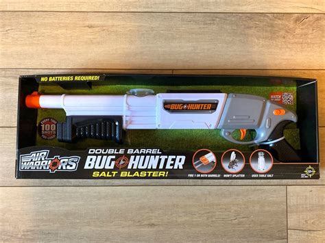 New Bug Hunter Salt Blaster Double Barrel Air Warriors Salt Gun For Flies 4598160873