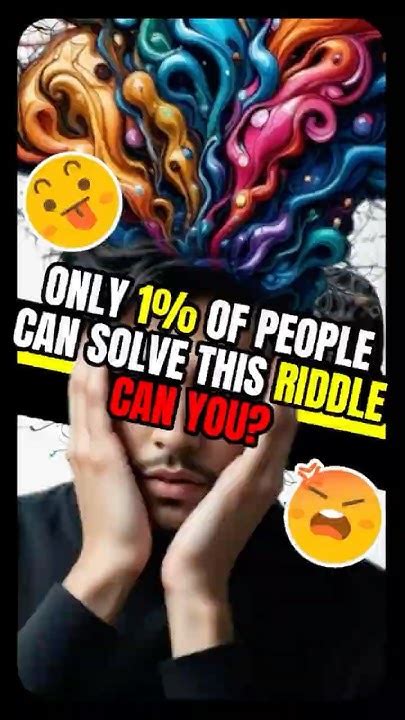 “only 1 of people can solve this riddle… can you 🧩🧐” shorts youtubeshorts riddles youtube