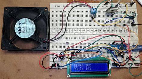 Arduino Based Temperature Controlled Fan Engineering Projects Arduino Temperature Control