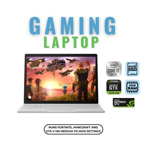 Microsoft Surface Book 3 13 Gaming Laptop Premium Performance For