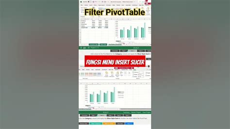 menu slicer filter pivottable excel shorts exceltips exceltricks