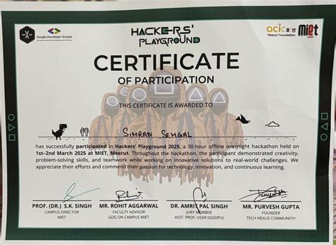 Hackathon Hackersplayground Technexus Gdgoncampusmiet Innovation