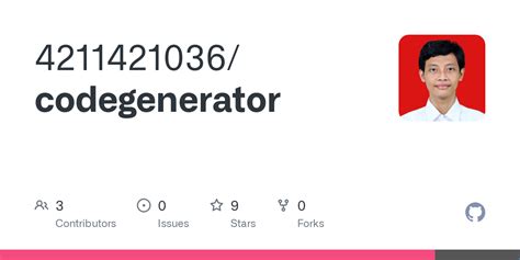 Github 4211421036codegenerator