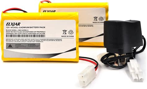 2 Pack 12v 1000mah Ni Cd Battery Pack With Standard