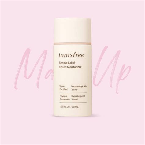 Innisfree Simple Label Tinted Moisturizer Shade 1 And 2 Beauty And Personal Care Face Face