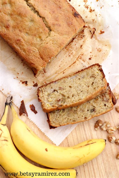 Banana Walnut Bread Gluten Free Dairy Free Betsy Ramirez