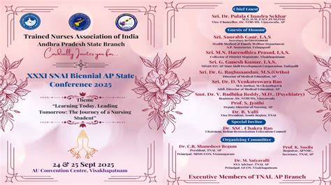 Xxxi Snai Biennial Ap State Conference 2025 Youtube