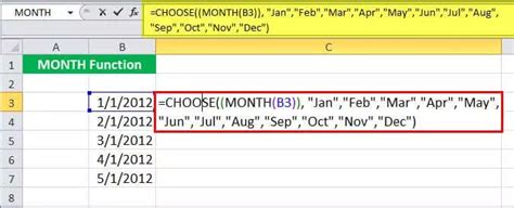 Month Di Excel Rumus Contoh Bagaimana Menggunakan Fungsi Excel