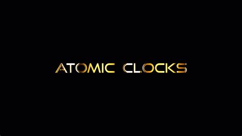 Atomic Clocks Golden Text Banner Animation Effect 20878459 Stock Video At Vecteezy