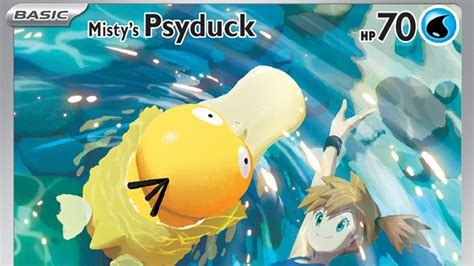 Exclusive Pokémon Tcg Destined Rivals Mistys Psyduck And Other Misty