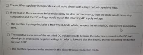 Solved Steady State Waveforms For A Single Phase Diode