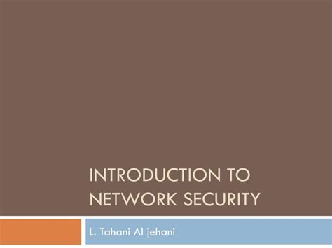 PPT Introduction To Network Security PowerPoint Presentation Free Download ID 2384262