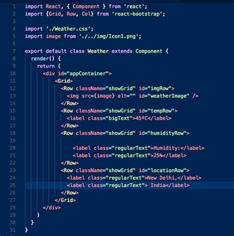 Create Weather Apps Using Reactjs And Weather Api