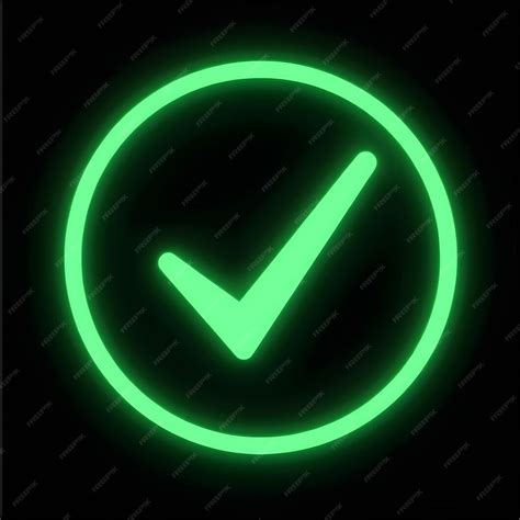 Green Check Mark Icon Check Mark Symbol Vibrant Check Mark Approval Icon Completion Symbol Chec