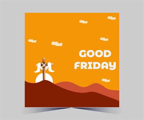 Good Friday Vector Illustration 38510799 Vector Art At Vecteezy