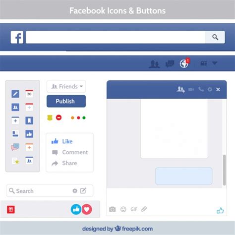 Facebook Icon For Website At Collection Of Facebook Icon For Website Free For