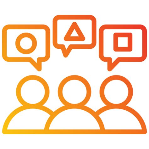 Difference Generic Gradient Outline Icon