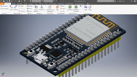 Modelo 3d Módulo Esp32 Wroom 32d Turbosquid 2308387