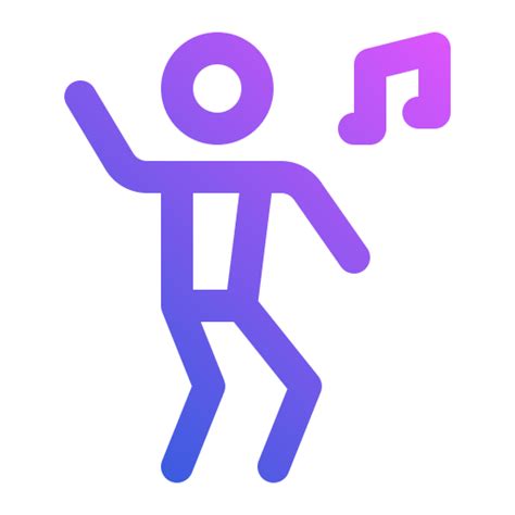 Dancing Generic Gradient Icon